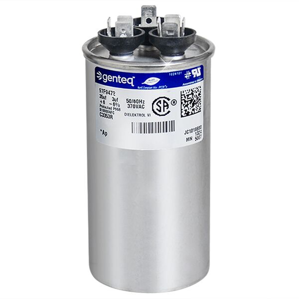 35+3 MFD x 370 Run Capacitor # 97F9472 - Airstar Solutions